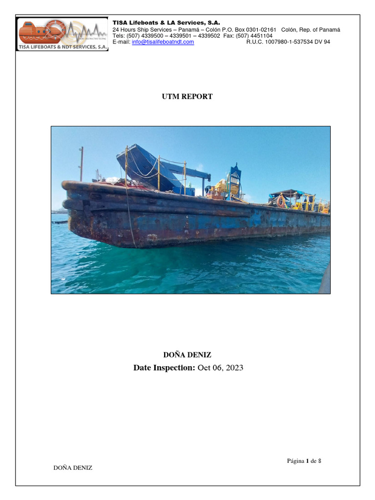 UTM Report Doña Deniz | PDF | Probability And Statistics | Measuring Instrument