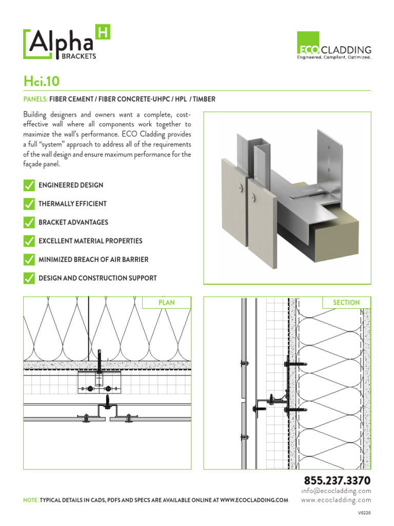 ECO Cladding Alpha Hci.10 Intro(V0220) | PDF | Wall | Building Insulation