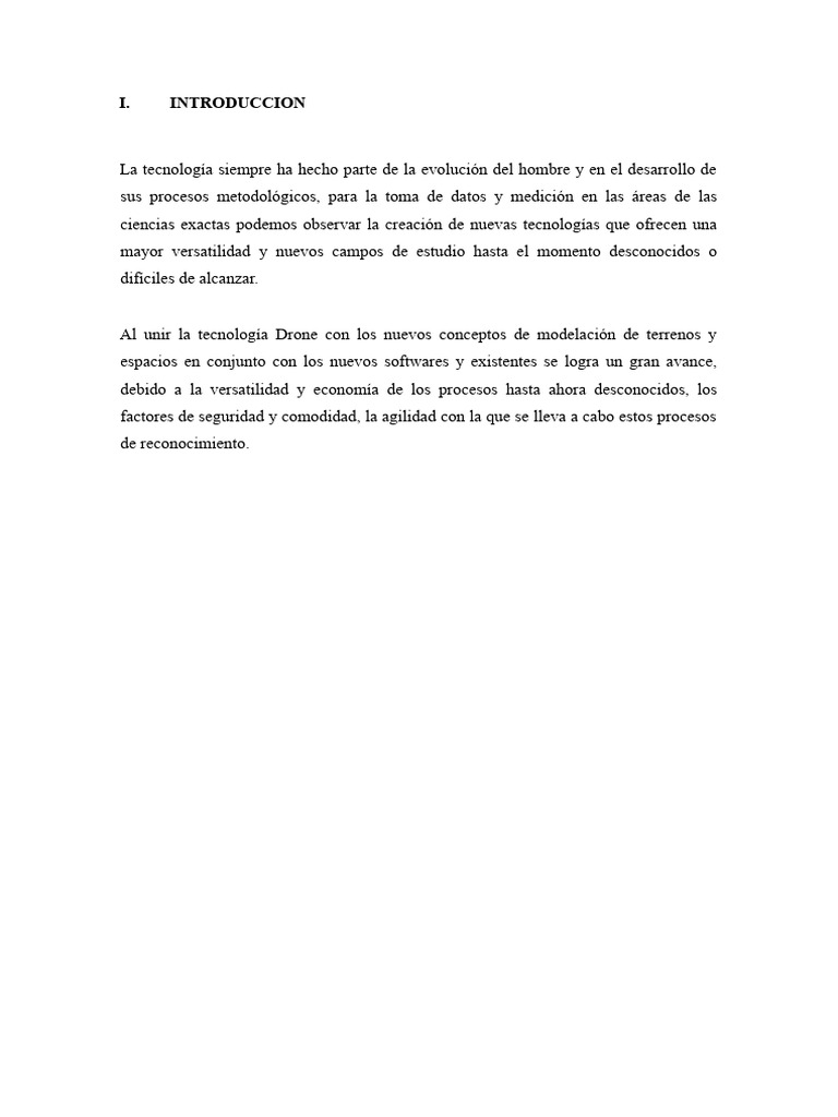 Levantamiento Topografico Con Dron | PDF | Vehículo aéreo no tripulado ...