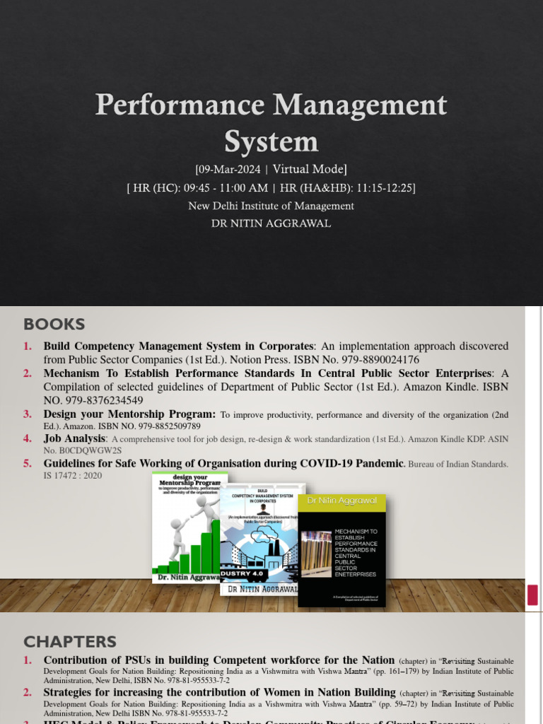 [20240309] Performance Management System | PDF | Business | Economies