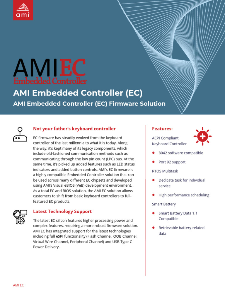 Embedded Controller Data Sheet PUB | PDF | Microcontroller | Embedded System
