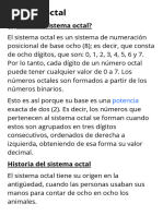 División en Octal | PDF | División (Matemáticas) | Matemáticas