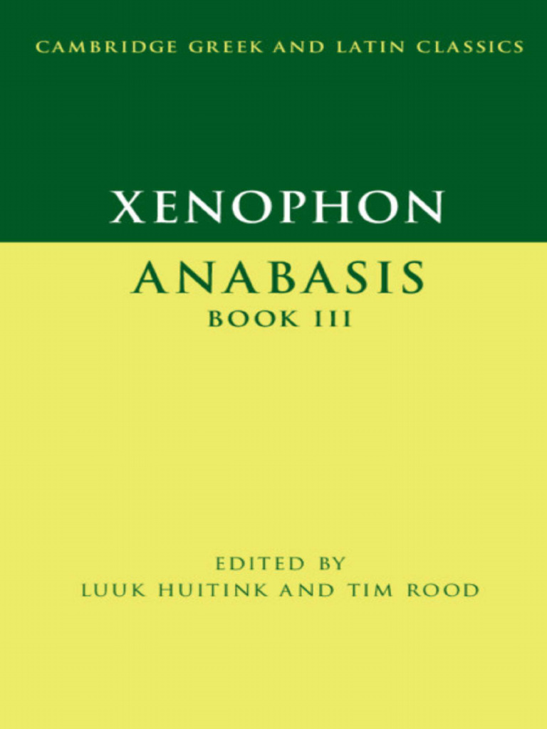 (Cambridge Greek and Latin Classics) Luuk Huitink, Tim Rood - Xenophon ...
