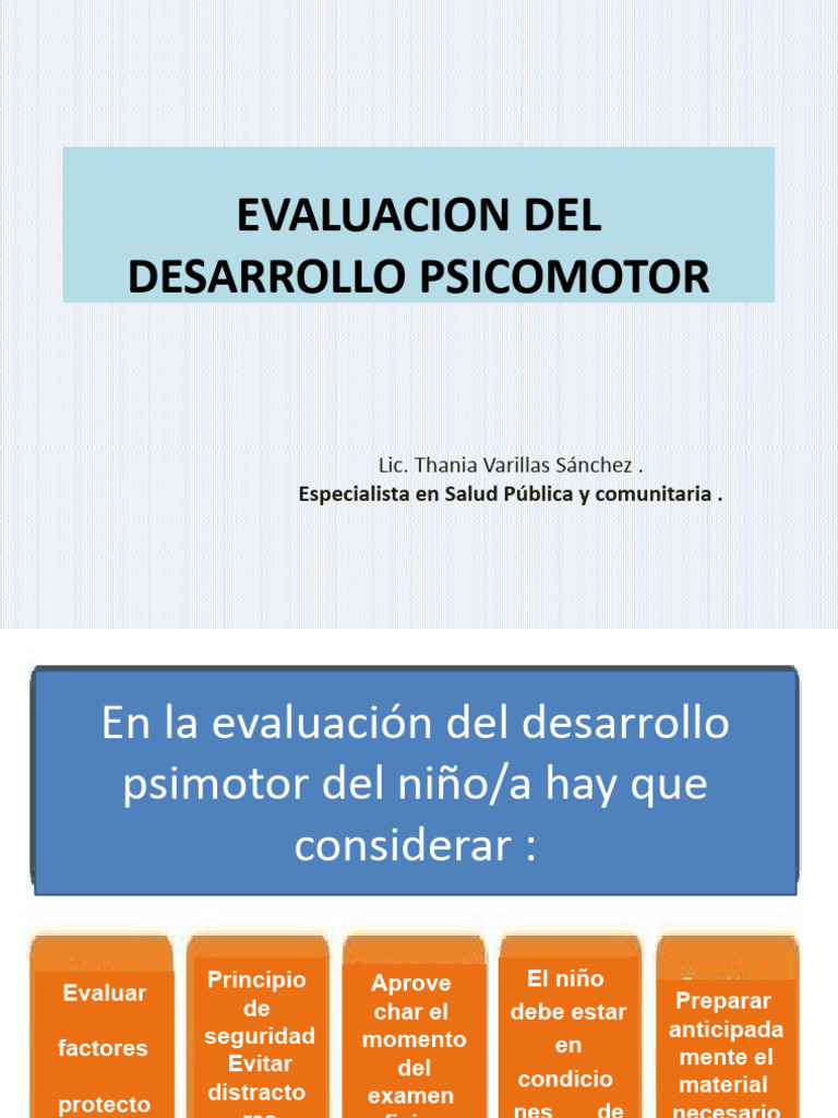 Evaluación Del Desarrollo | PDF | Crecimiento personal y profesional