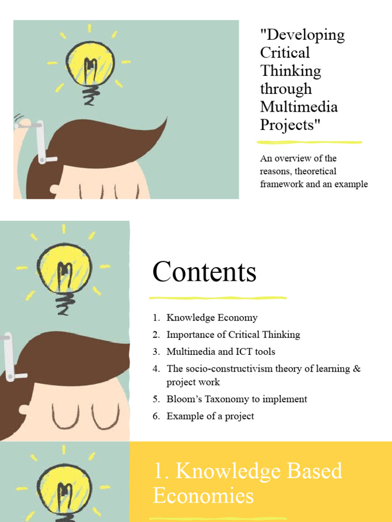Enhance Critical Thinking with Multimedia | PDF | Educational ...
