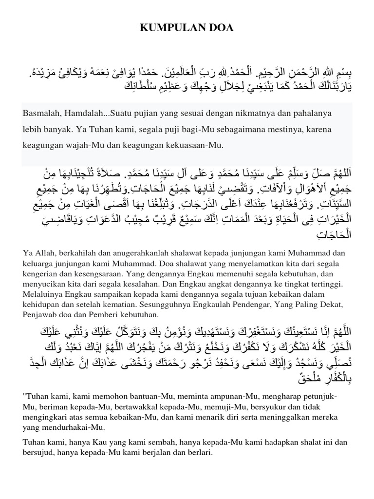 Kumpulan Doa | PDF