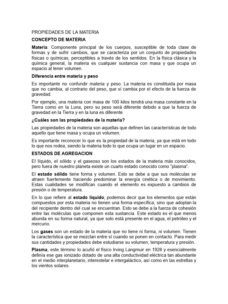 Propiedades Físicas de la Materia | PDF | Importar | Elasticidad (Física)