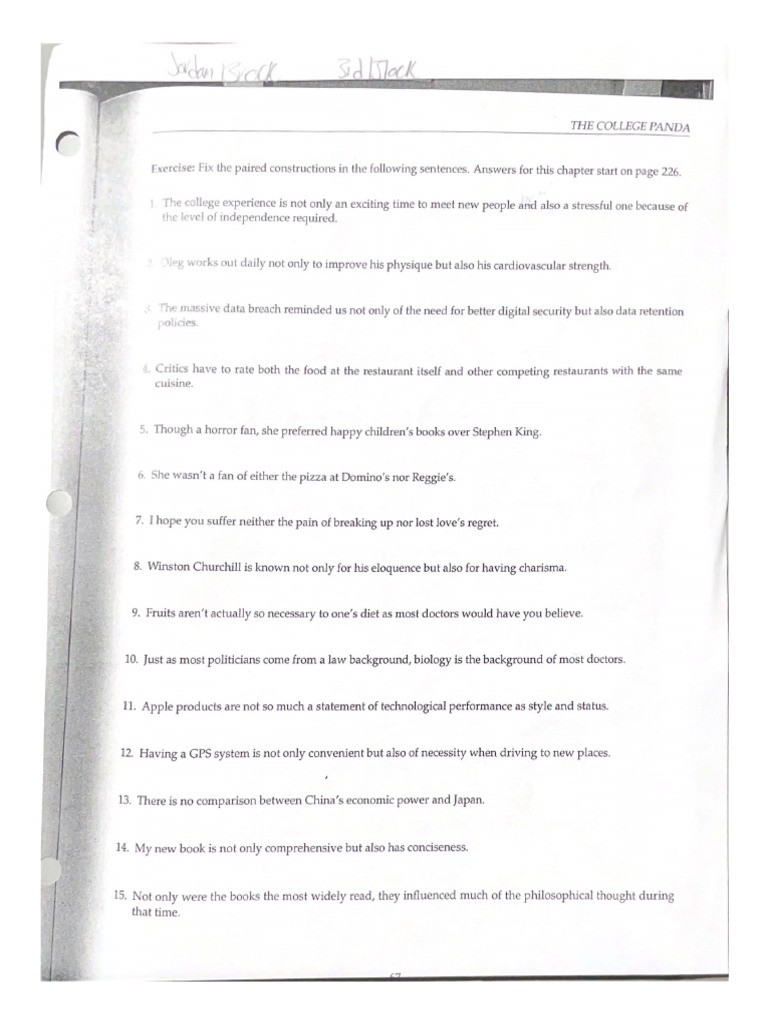 The College Panda | PDF
