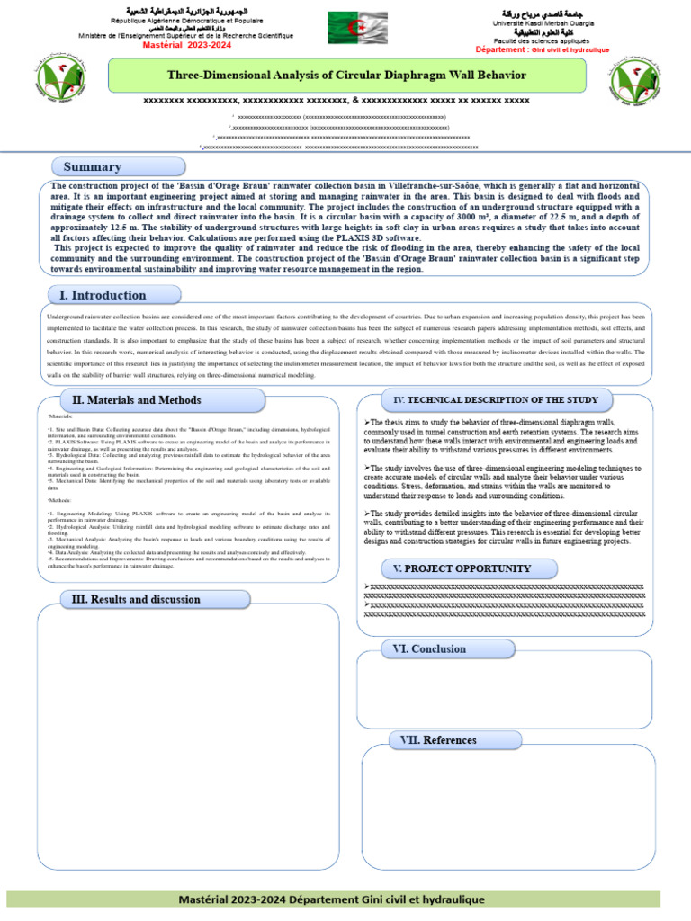 Poster 2023 2024 Masterials | PDF | Hydrology | Drainage Basin