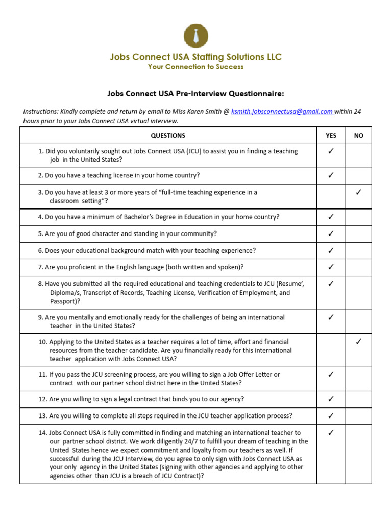 JCU Questionnaire (2023-24) - 2 | PDF | Teachers | Psychological Concepts