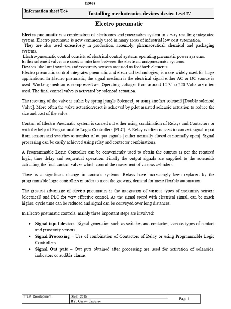 UC 4 Level IV | PDF | Relay | Programmable Logic Controller