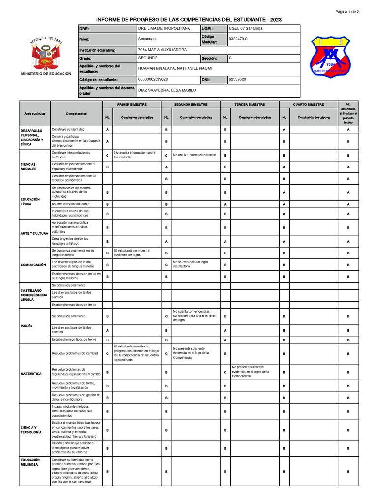 Segundo-C-Huaman Ninalaya Nathaniel Naomi - 00000062539620 | PDF