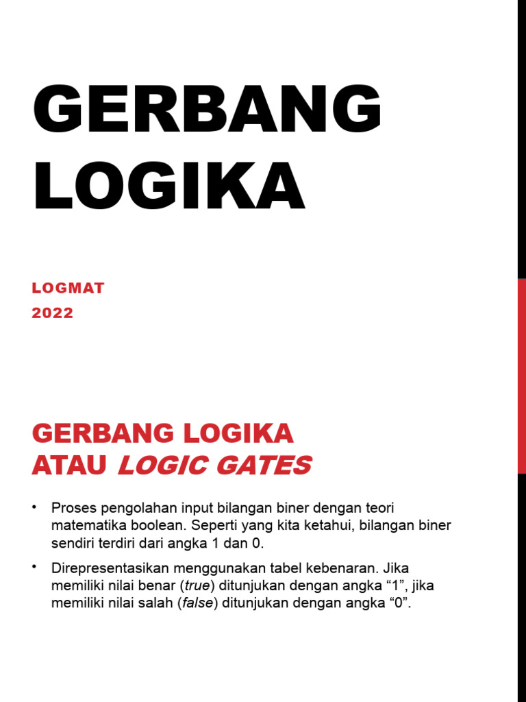 Gerbang Logika | PDF