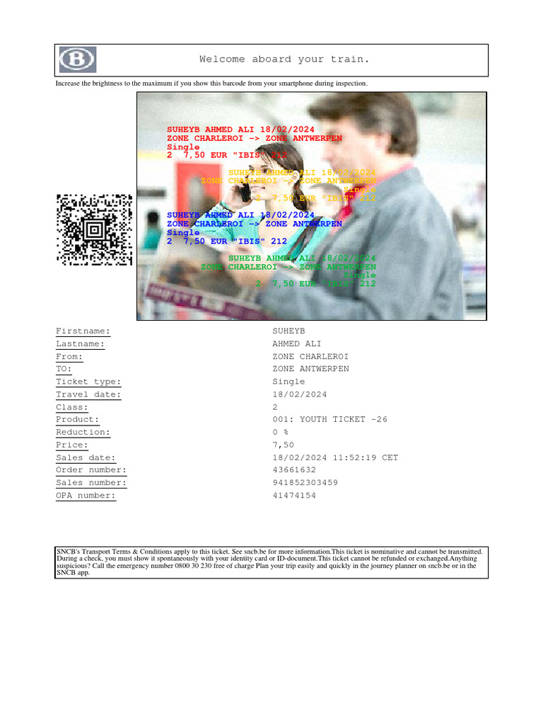 Youth Ticket - 26 Suheyb Ahmed Ali 2 | PDF | Public Transport | Smart ...