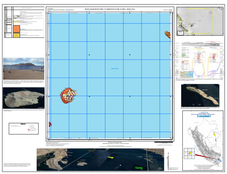 Mapa Geológico de Ácora 32x1 | PDF | Petrología | Geografía Física