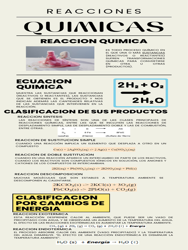 Reacciones Quimicas | PDF