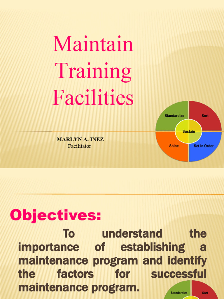 Maintain Training Faciities | PDF | Waste | Laboratories