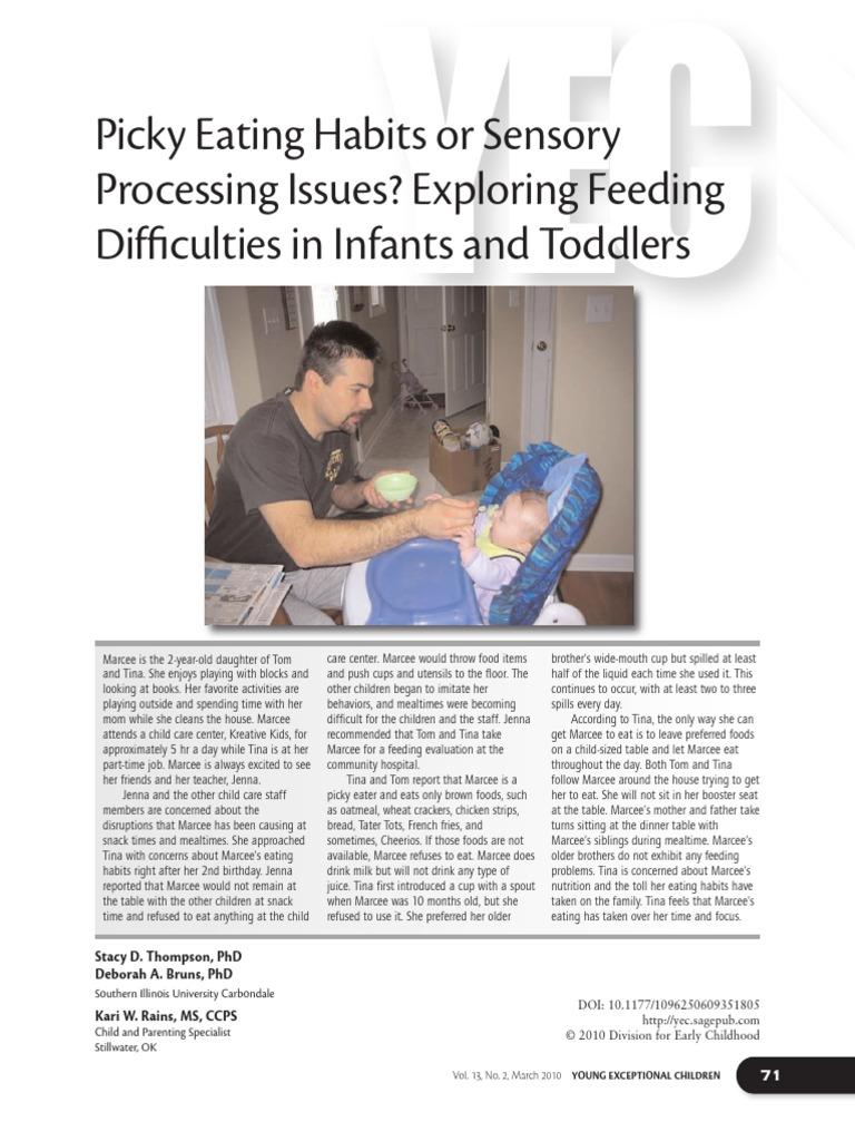 Picky Eating Habits | PDF | Caregiver | Infants