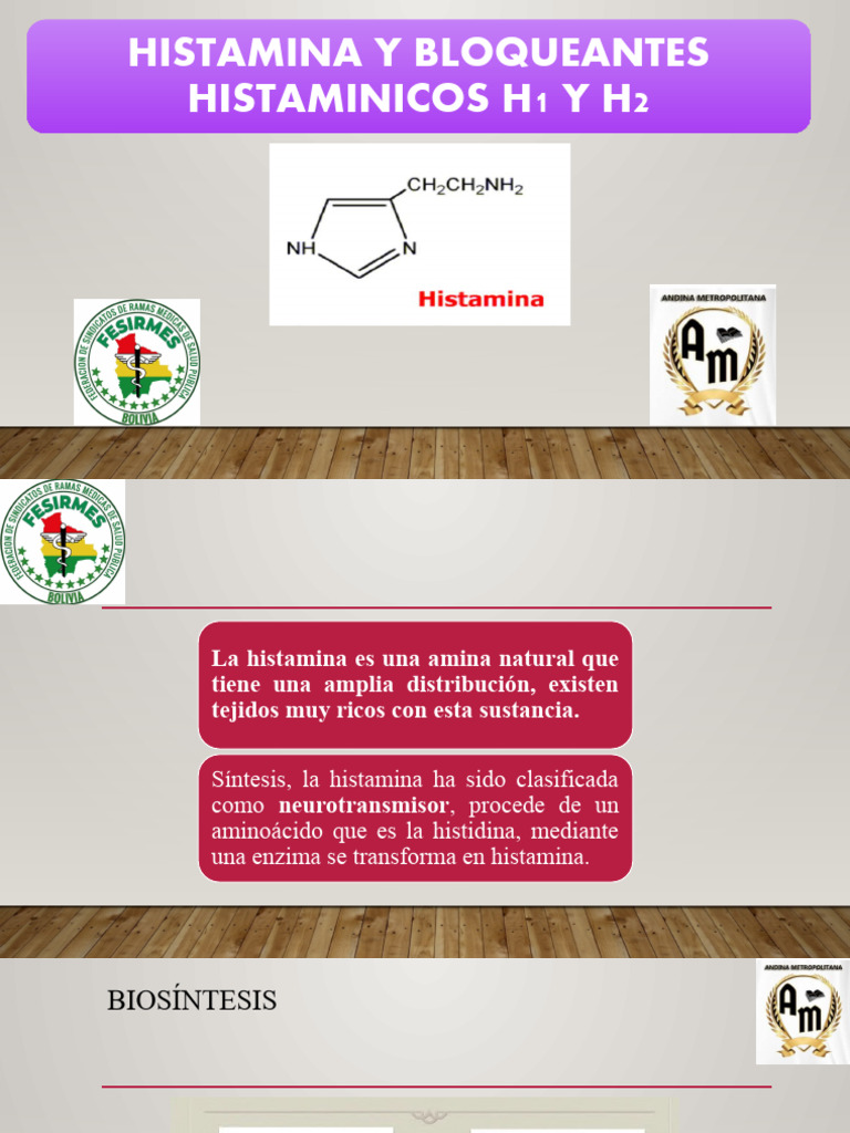Histamina y Antihistamínicos | PDF | Medicina CLINICA | Drogas