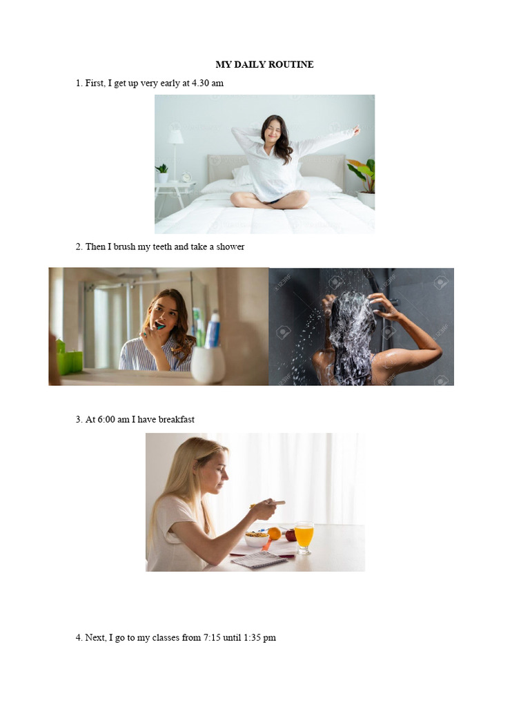 My Daily Routine | PDF