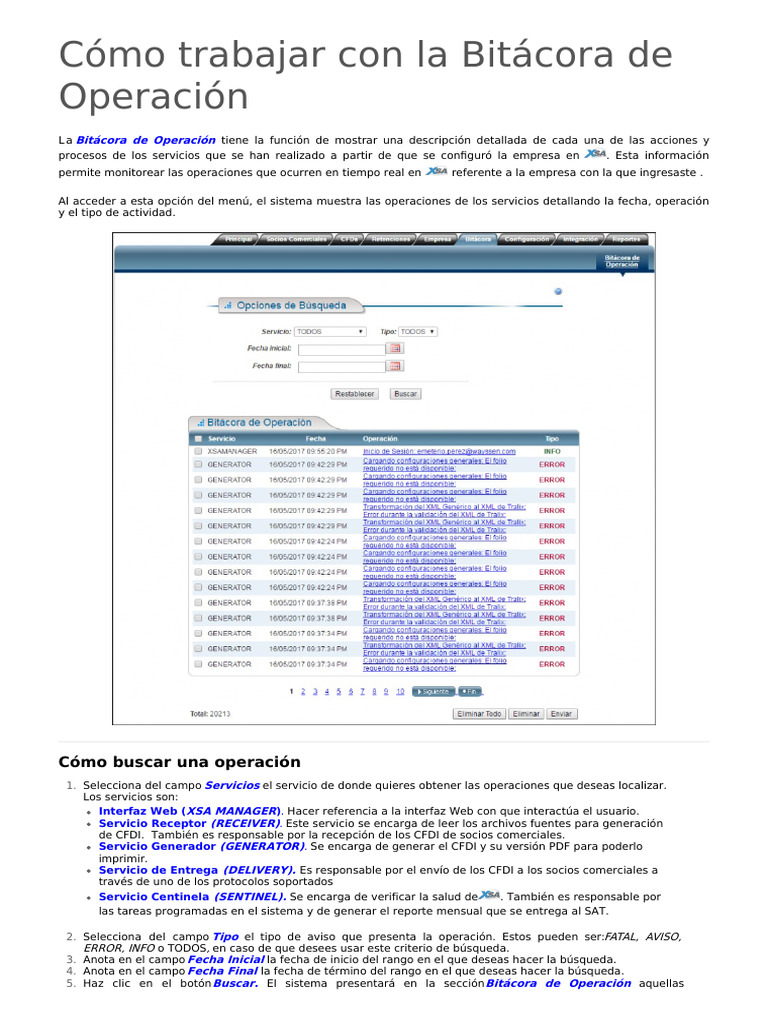 Cómo Trabajar Con La Bitácora de Operación 94f | PDF | Blog ...
