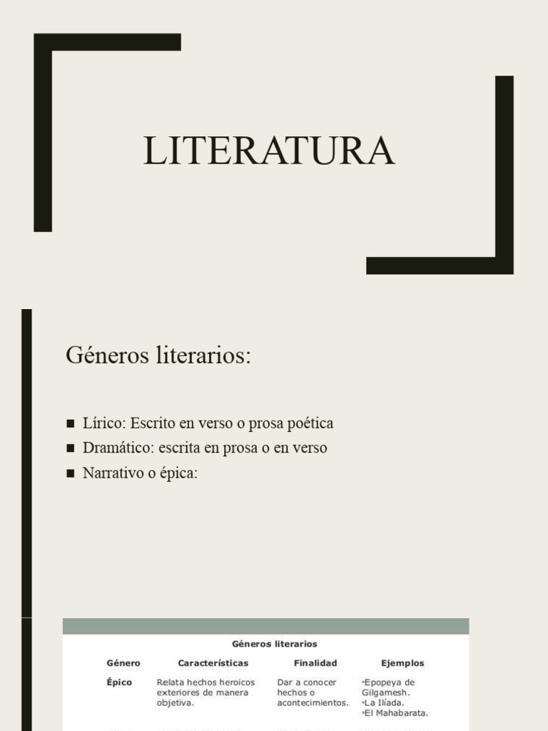 Historia y Premios de la Literatura | PDF | Historia | Clásicos
