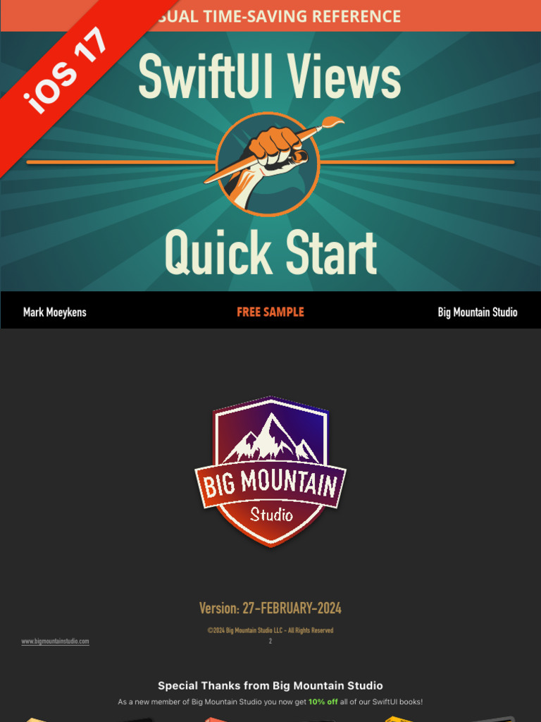 SwiftUI Views Quick Start | PDF | Swift (Programming Language) | Software Engineering