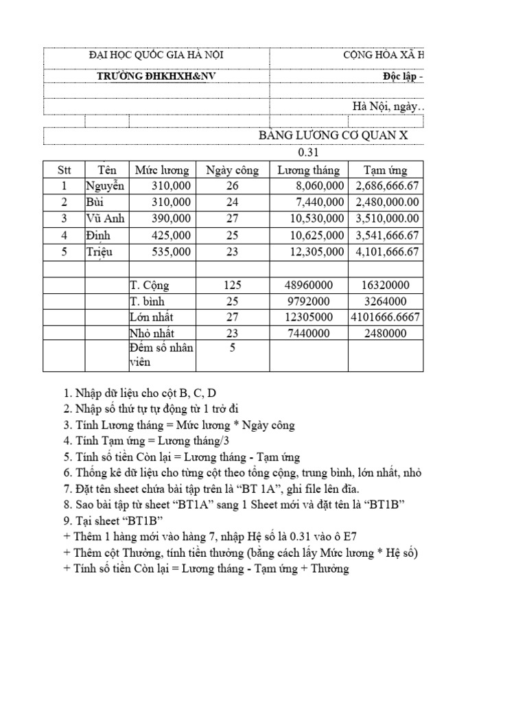 B i 1 2 3 Excel PDF