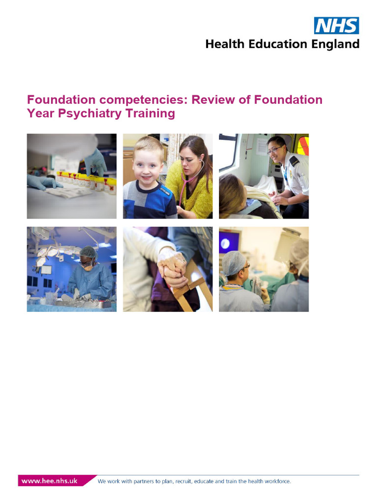 Foundation Year Psychiatry Training Review | PDF | Psychiatry | Mental ...