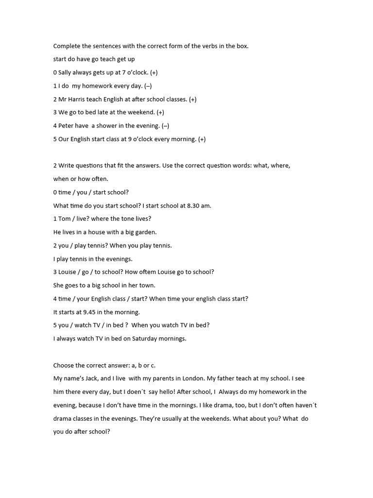 Atividade Ingles 23 6 | PDF | English Language | Linguistics