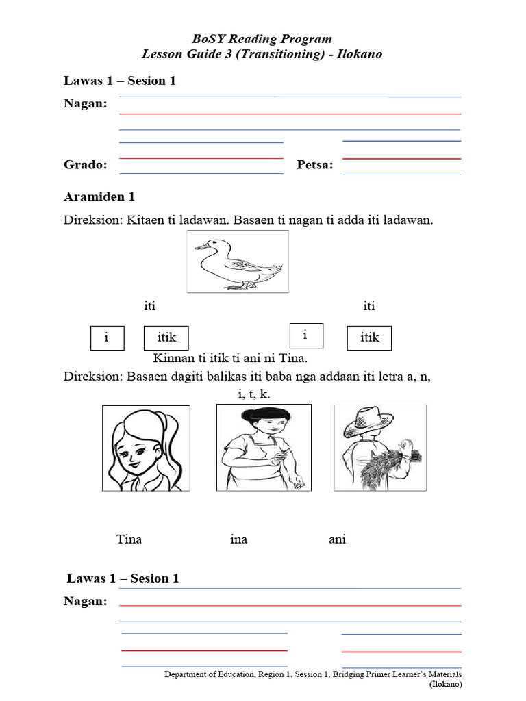 Ilokano - T - W1S1 Final | PDF