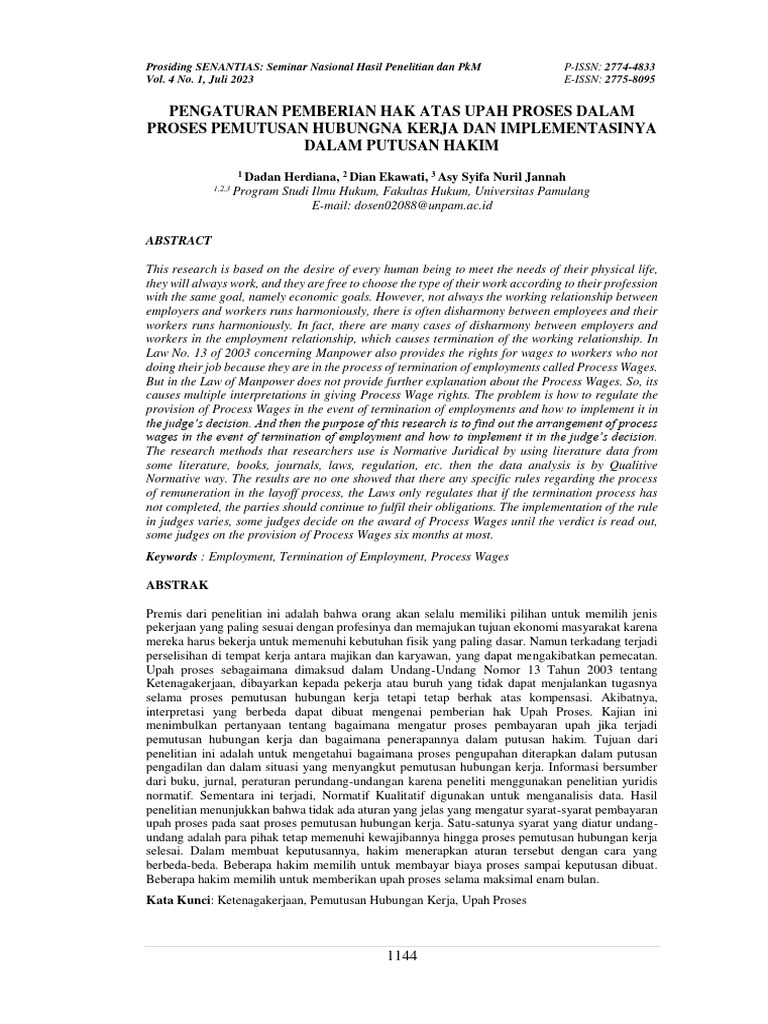 Ali senantias,+139.+PENELITIAN DADAN+HERDIANA,+1144-1152 | PDF | Karier & Perkembangan