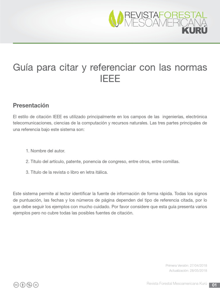 Guia IEEE v2-REP | PDF | Puntuación | Escritura