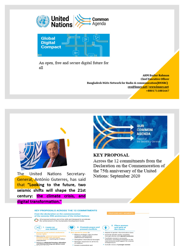 Global Digital Compact for All | PDF | International Relations