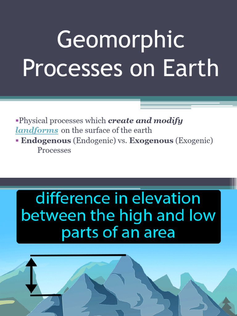 G8 Q4 Exogenic-and-Endogenic | PDF | Weathering | Geomorphology