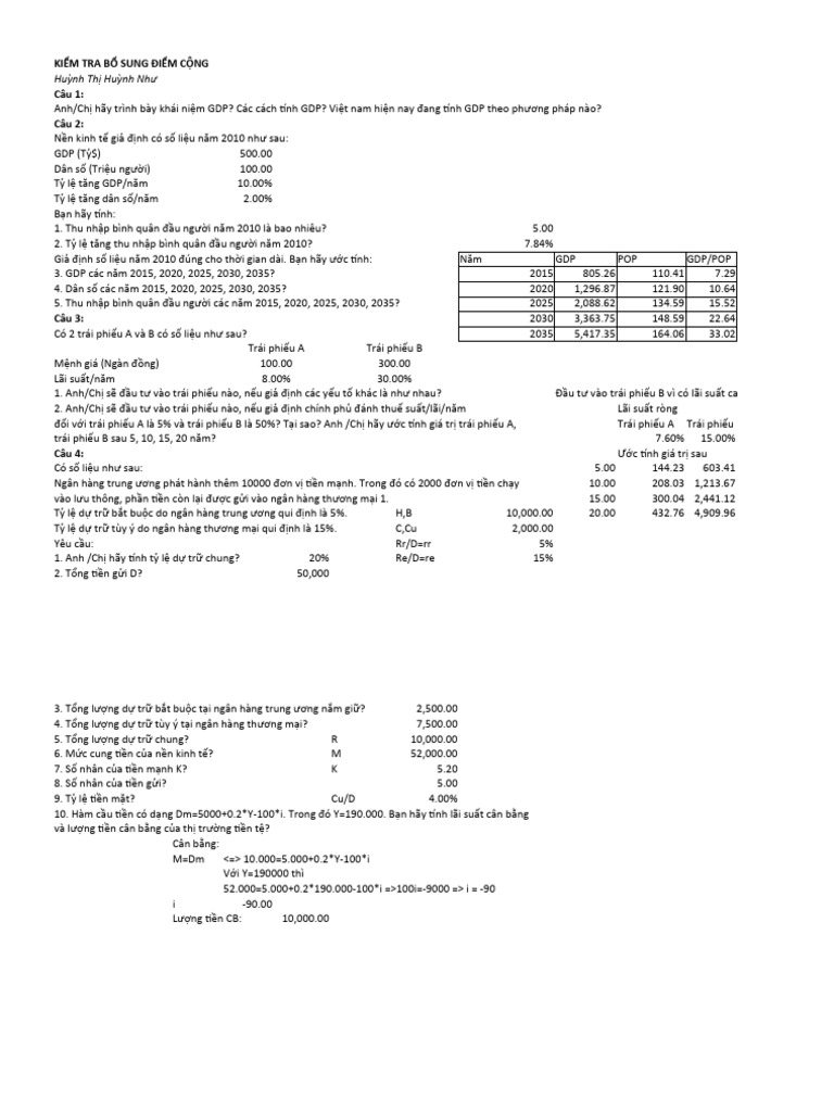 Điểm Cộng Ktvm | PDF