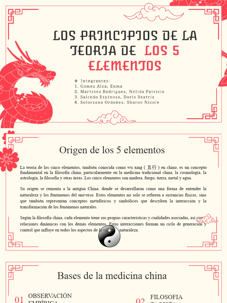 Los 5 Elementos - Medicina China | Descargar gratis PDF | medicina ...
