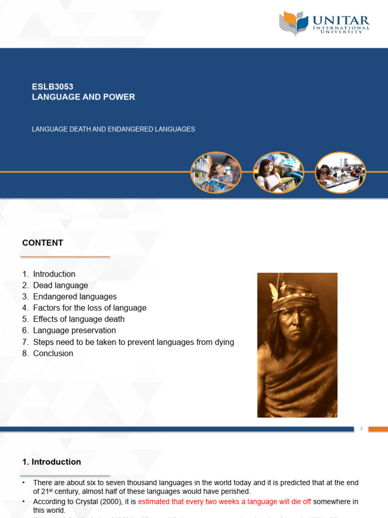 Lecture 5 - Language Death | Download Free PDF | Cultural Assimilation ...