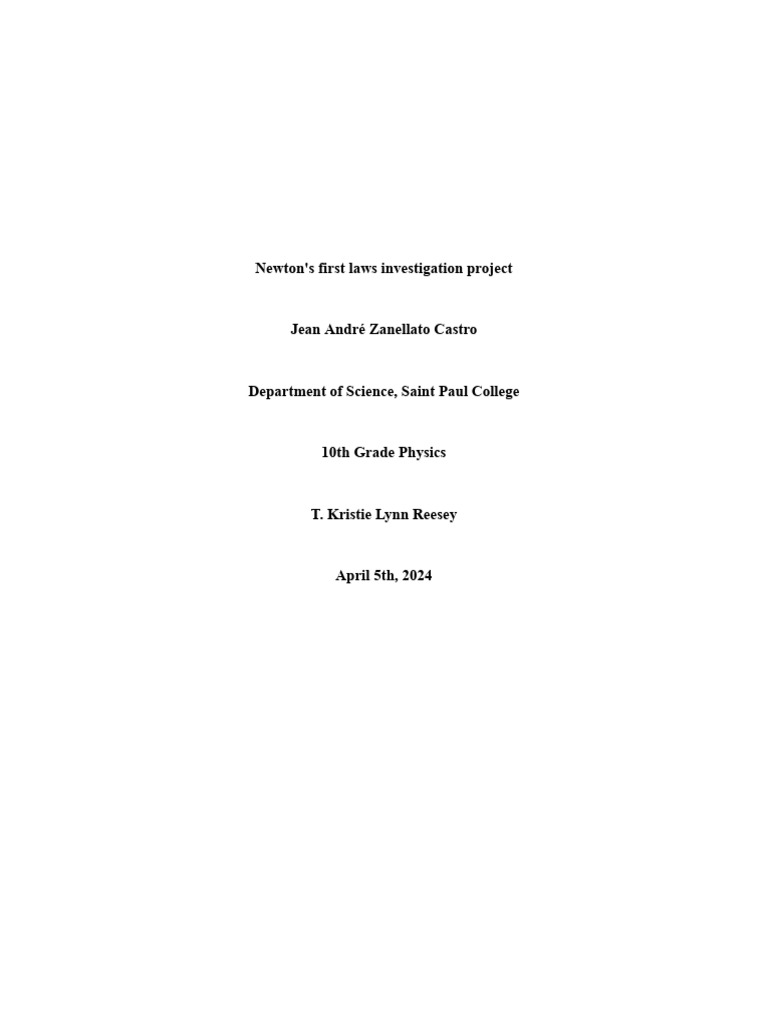 Physics Research | PDF | Force | Newton's Laws Of Motion Physics Research | PDF | Force | Newton's Laws Of Motion