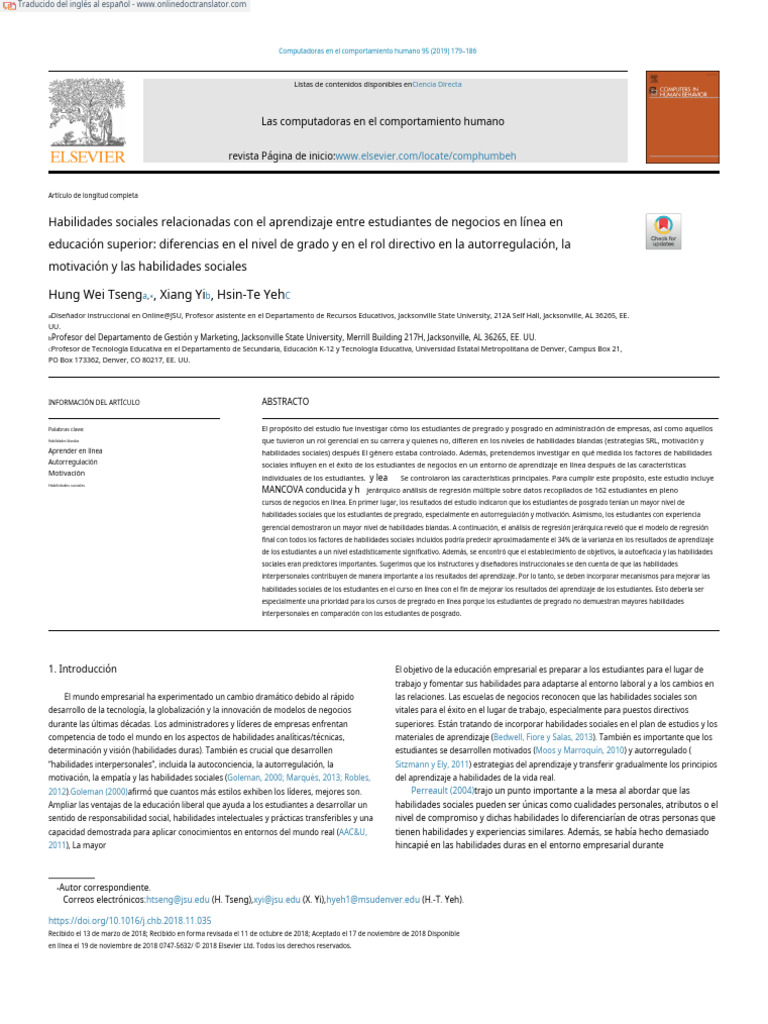 Articulo1 En Es Pdf Aprendizaje Plan De Estudios