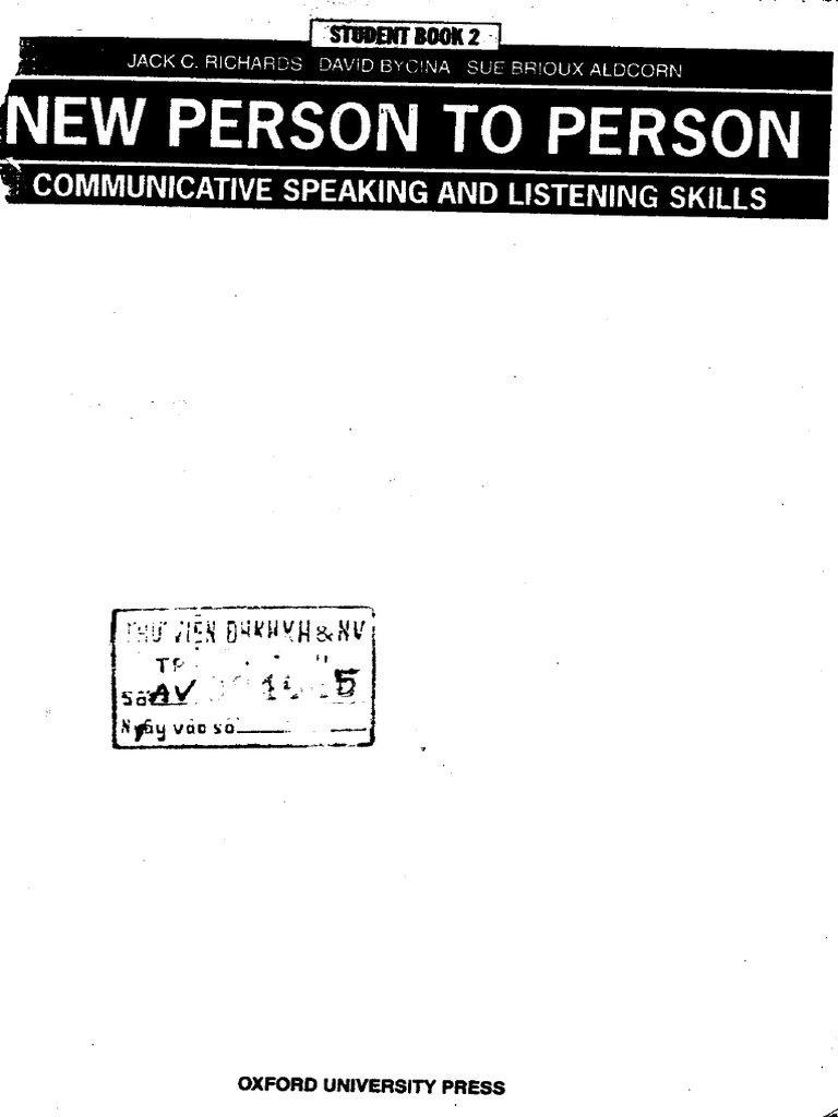 Oxford New Person To Person 2 Student - S Book | PDF