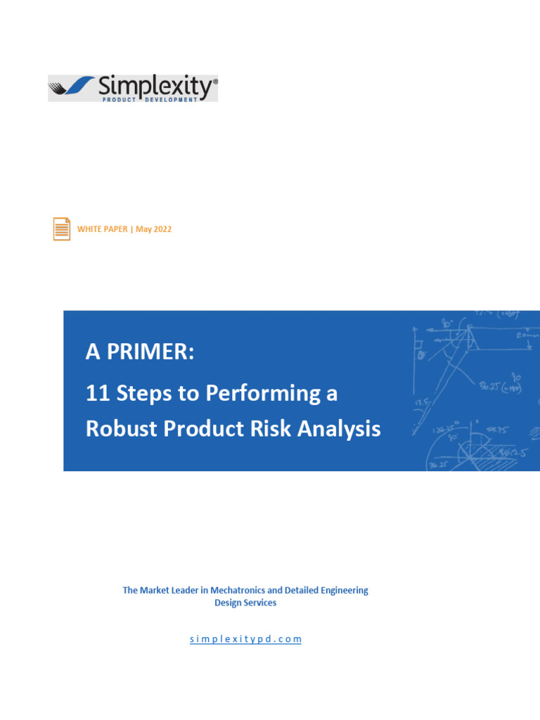 11 Steps To Performing A Robust Product Risk Analysis | Download Free ...