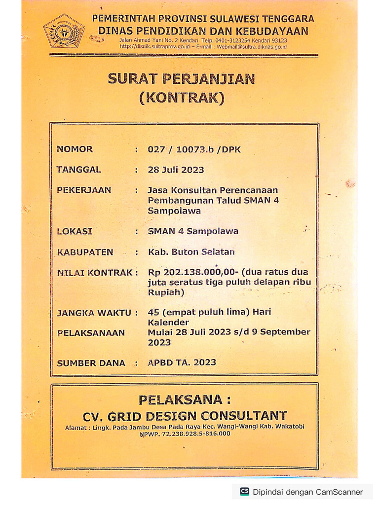 Talud Sma4 Sampolawa | PDF