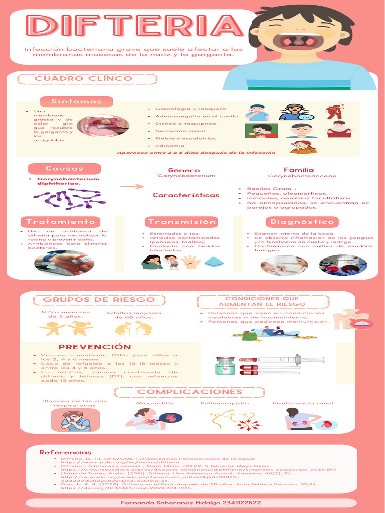 Difteria | PDF | Microbiología | Enfermedades animales
