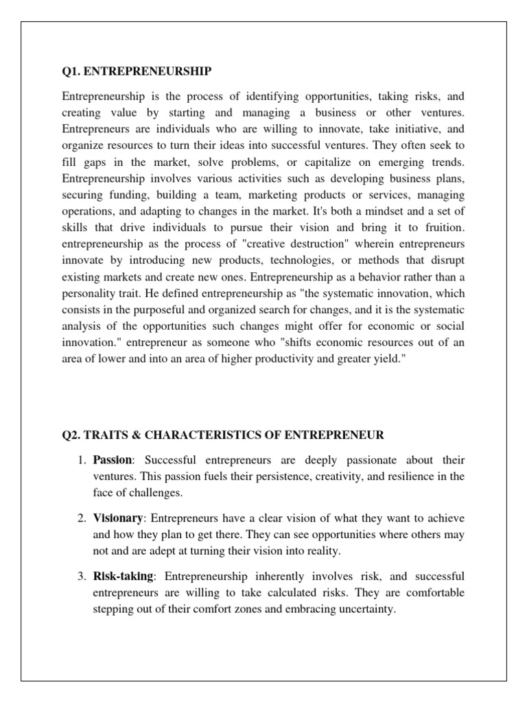 ENTREPRENEURSHIP DEVELOPMENT | PDF | Entrepreneurship | Motivation