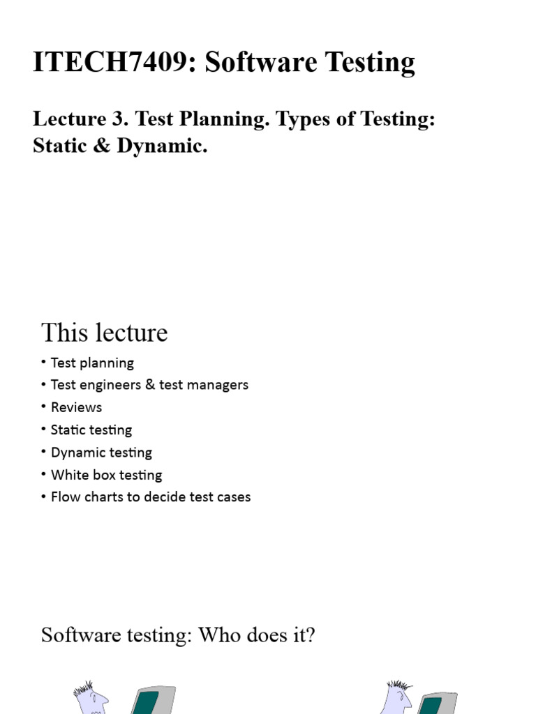 Software Testing: Planning & Techniques | PDF | Software Testing ...