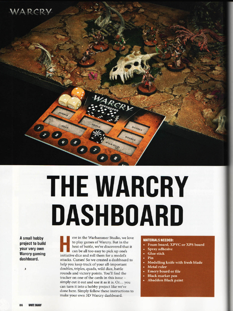 White Dwarf 482 - Warcry | PDF