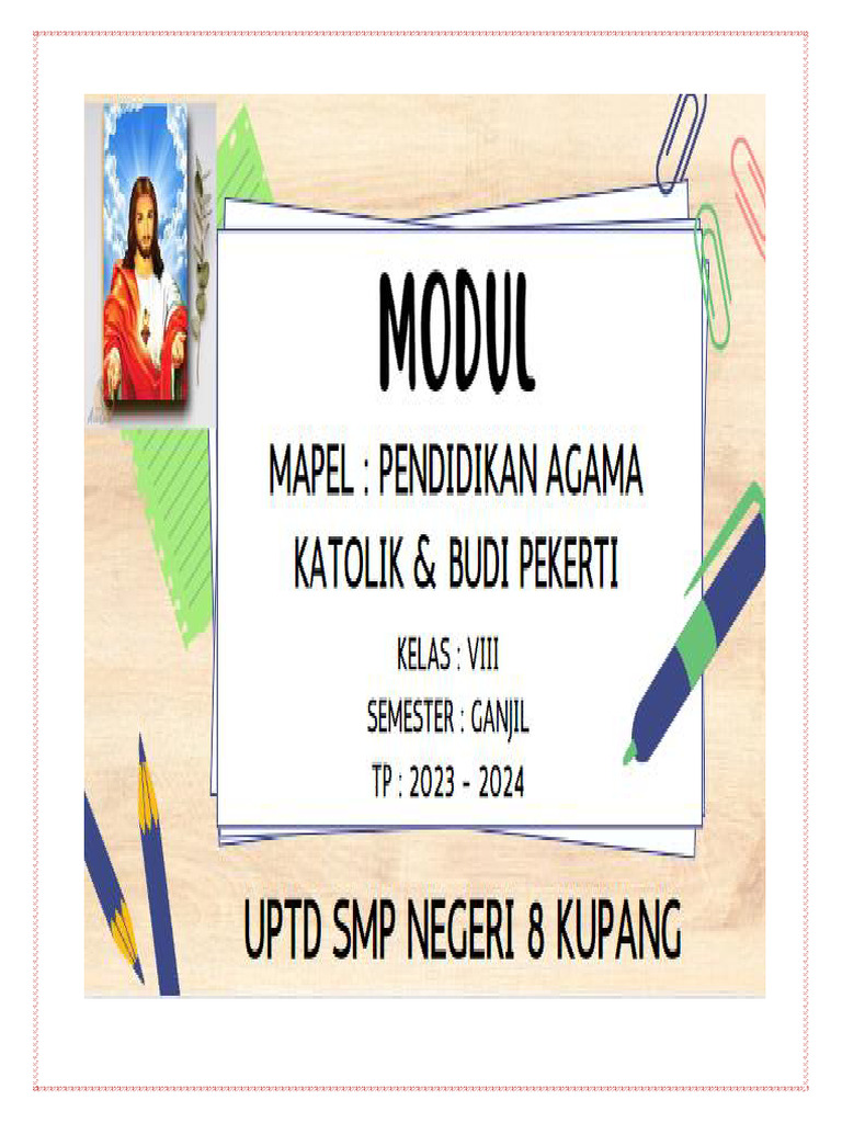 Modul Ajar Pendidikan Agama Katolik Dan Budi Pekerti - Modul Ajar Kelas Viii Yesus Mewartakan ...