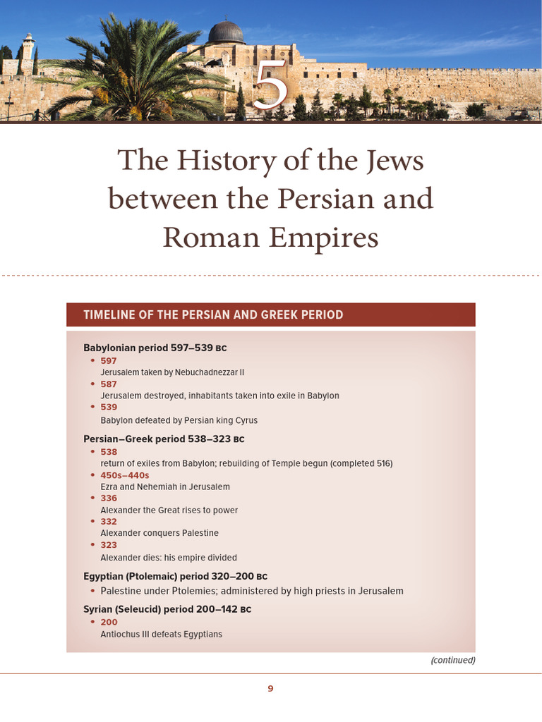 History of The Jews in The Intertestamental Period | PDF | Herod ...