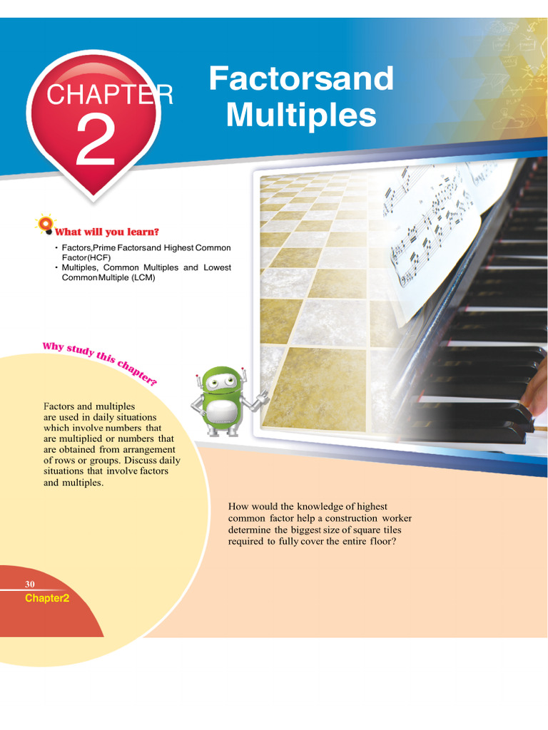 Chapter 2 Factors and Multiples | PDF